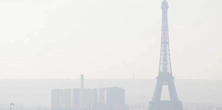 Une carte de pollution de Paris - le bien air chez soi